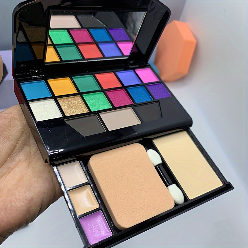 19 Color Multi functional Eyeshadow Palette: Includes 12 - Temu