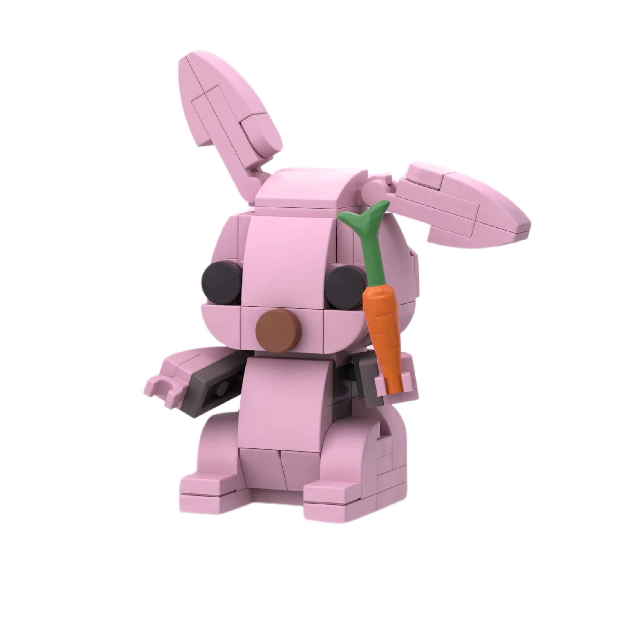 rabbit building blocks easter bunny easter basket stuffed bunny easter ...