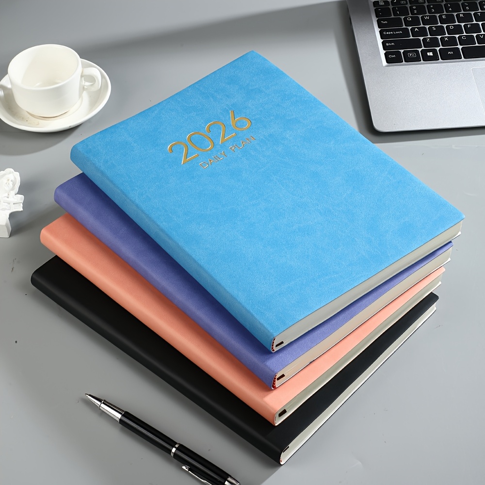 Letts Of London 2026 5 Star Desk Diary Day Per Page A4 Black 2026 ...