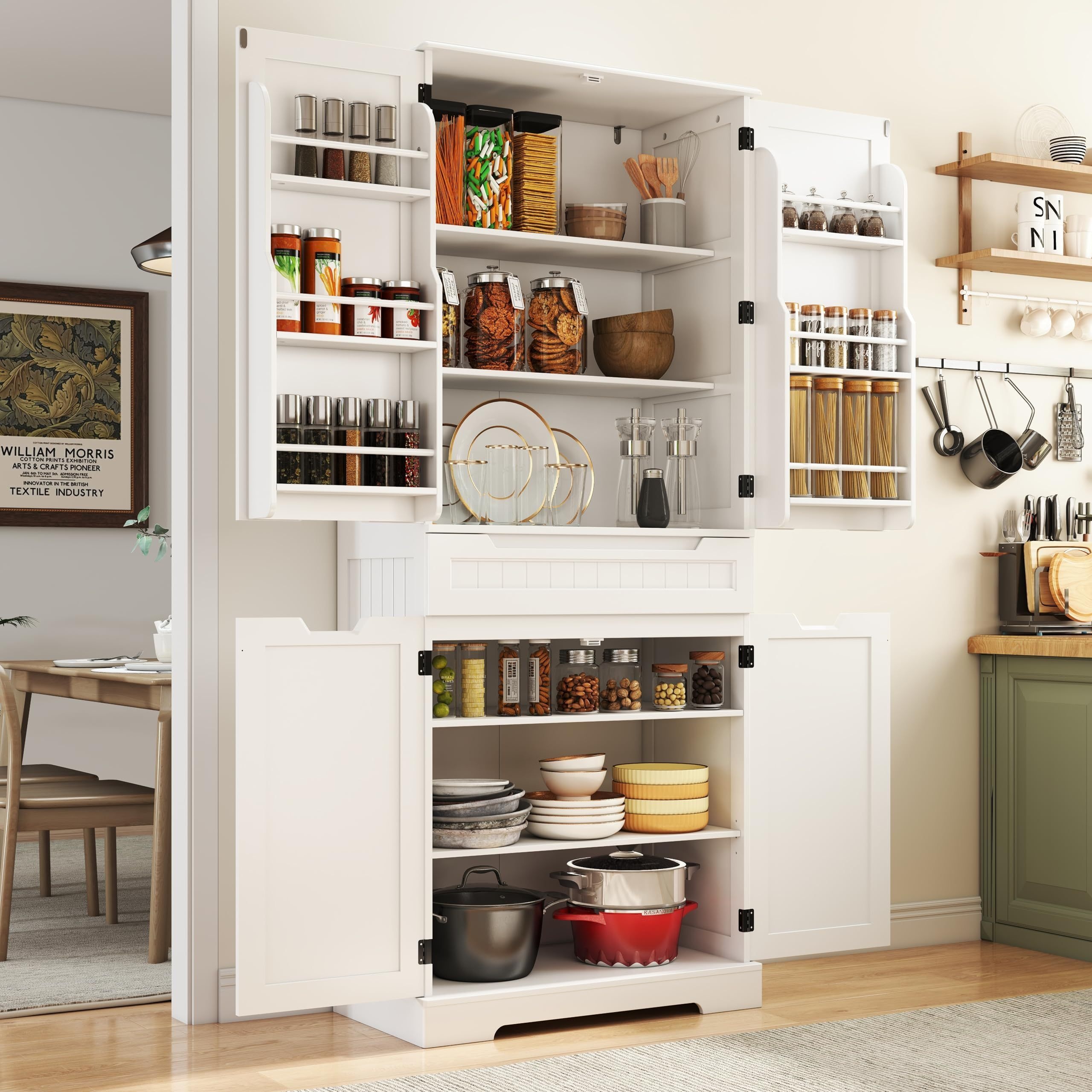 kitchen storage cabinets sold on Temu United States