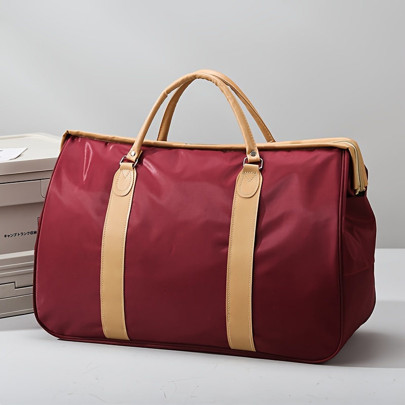 Portable Oxford Cloth Travel Bag Large Capacity Carry - Temu United Kingdom