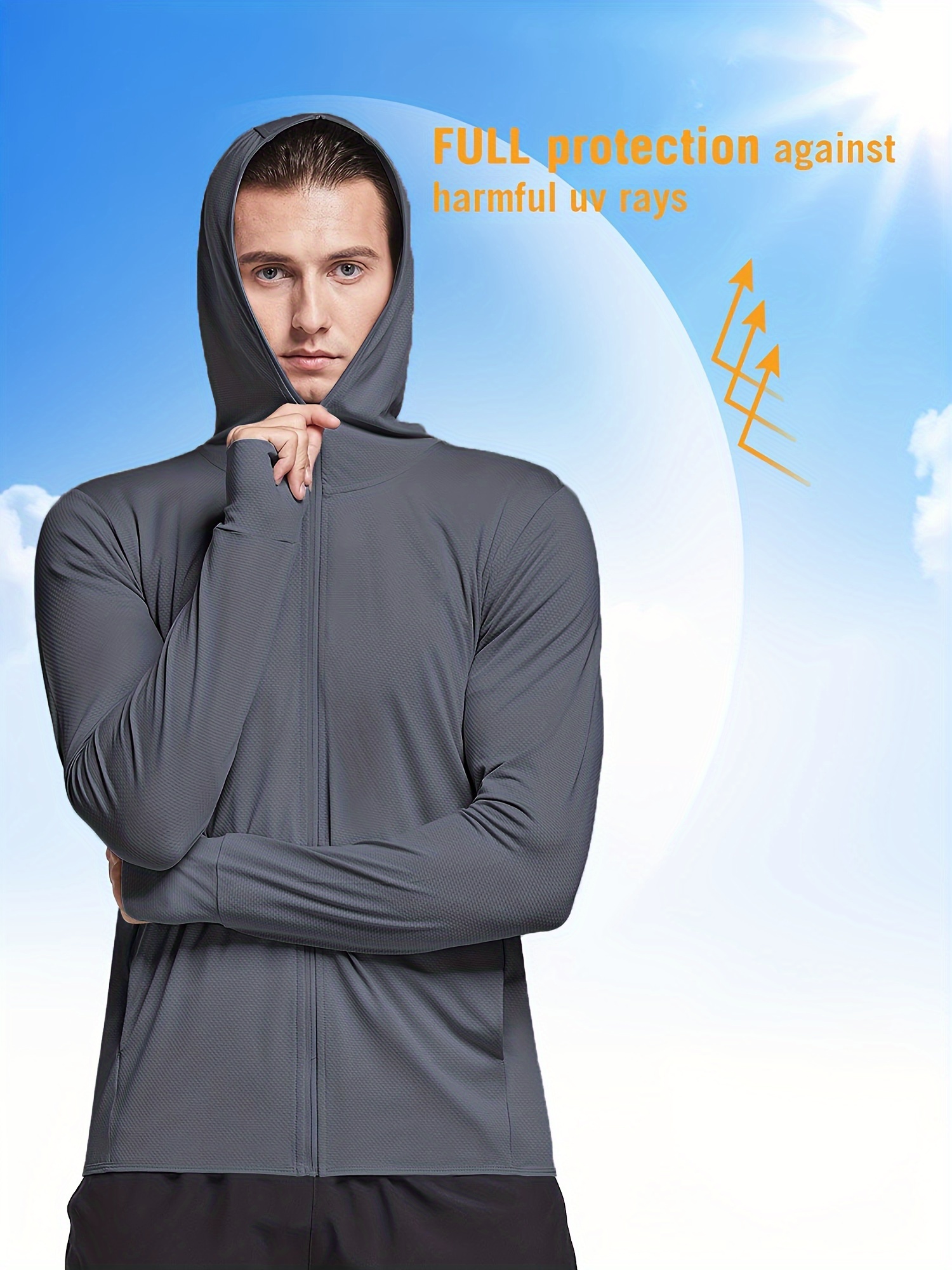 Sunscreen clothing for men store