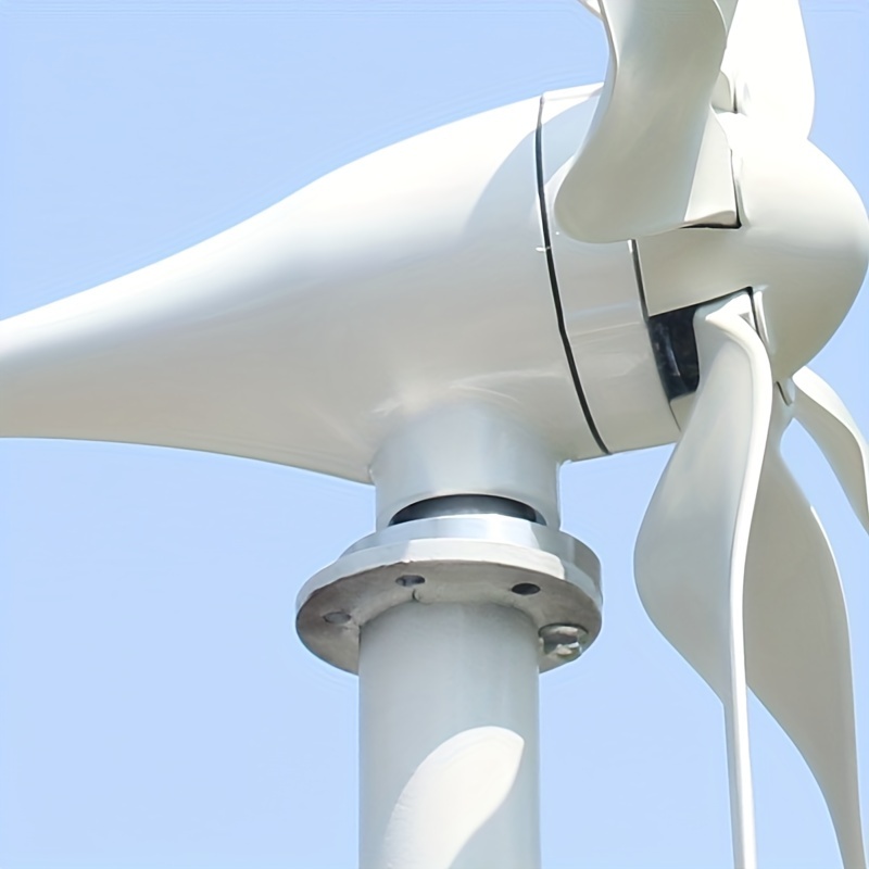 Six Blade Green New Energy Wind Turbine Home. On Holiday, Can Be Used ...