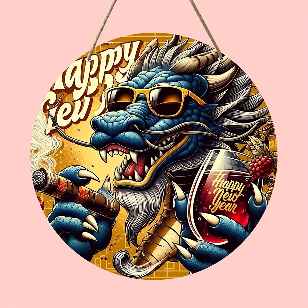 "mr. Dragon's Unique Celebration A Happy New Year" Wooden - Temu ...