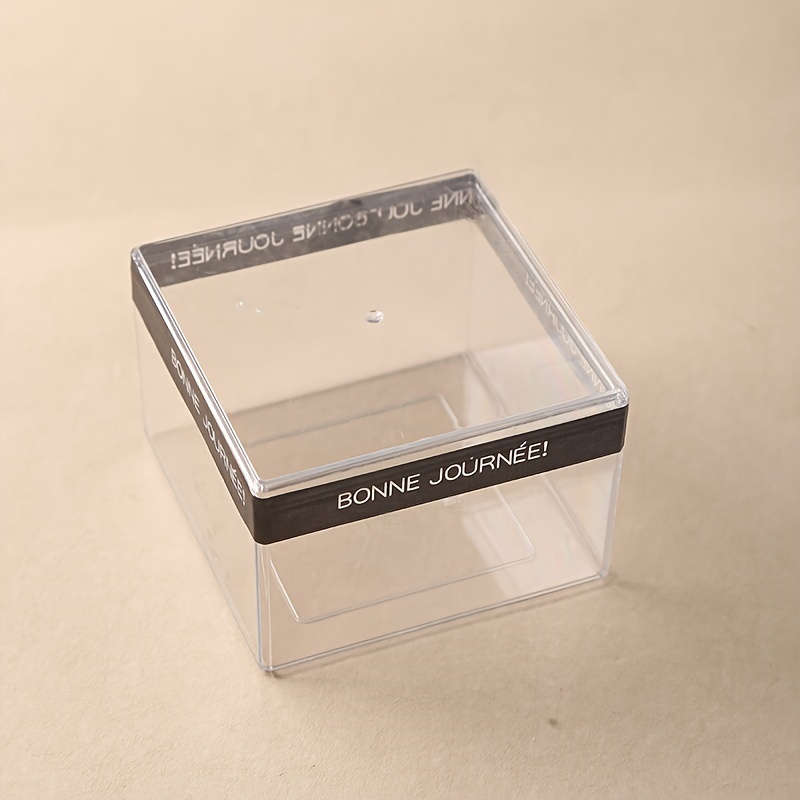 Plastic Cookie Box Clear Premium Cake Box Container Dessert - Temu Canada