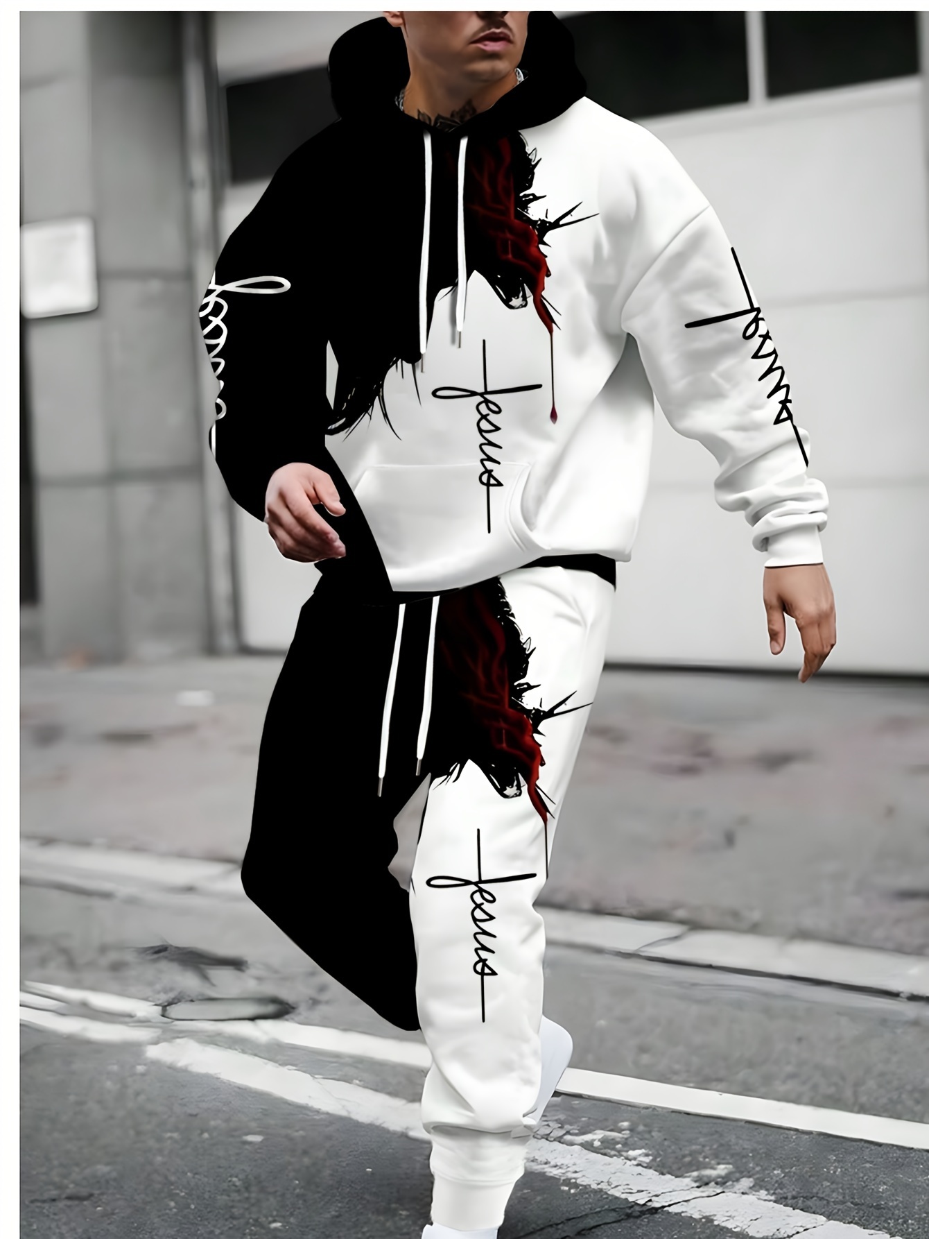 mens sweat suits sold on Temu United States