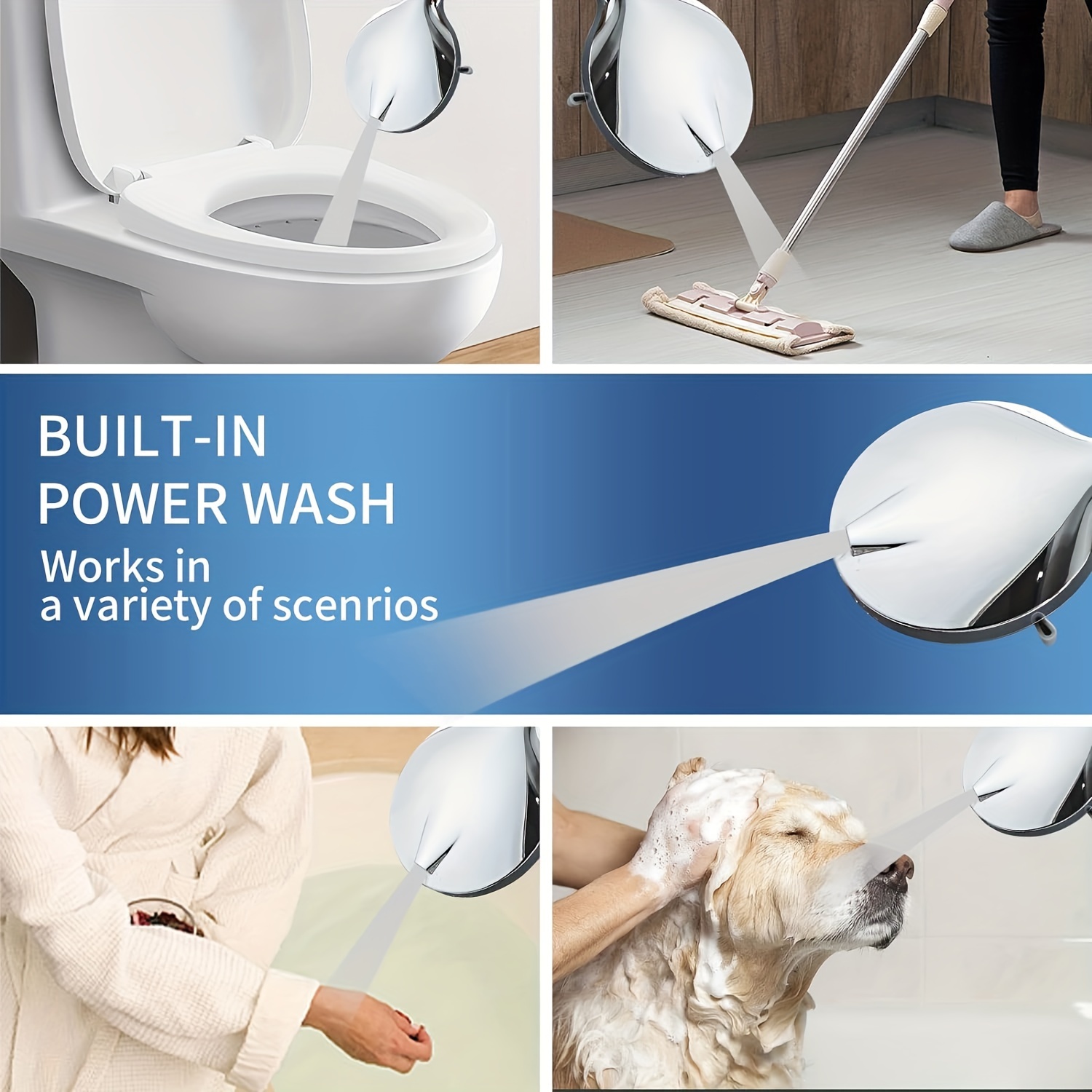 Built in : 6 function Handheld Showerhead Large - Temu
