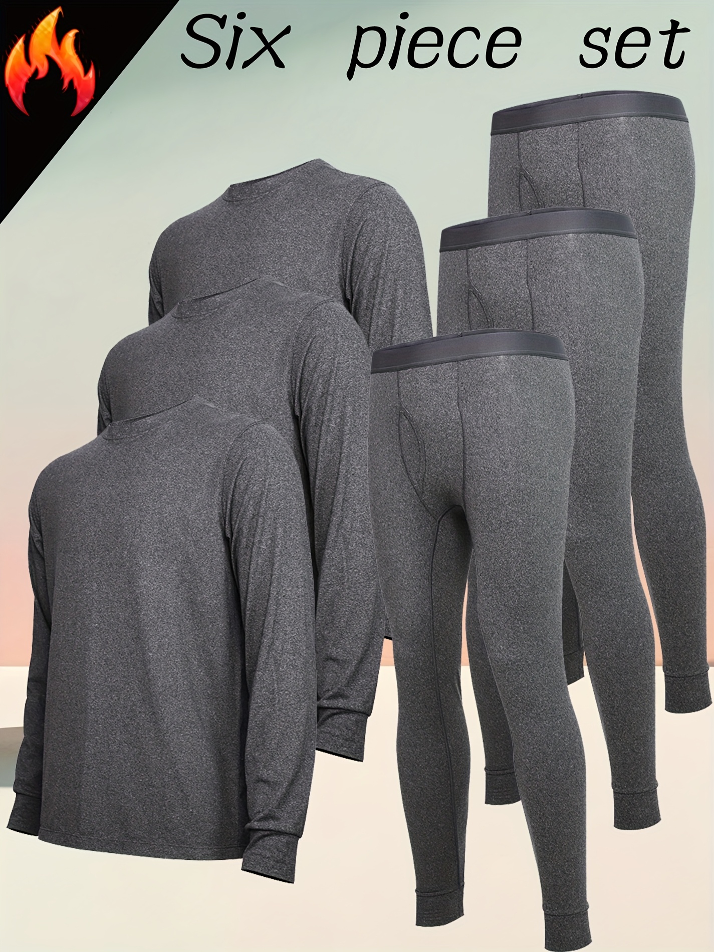 mens thermal wear sold on Temu United States