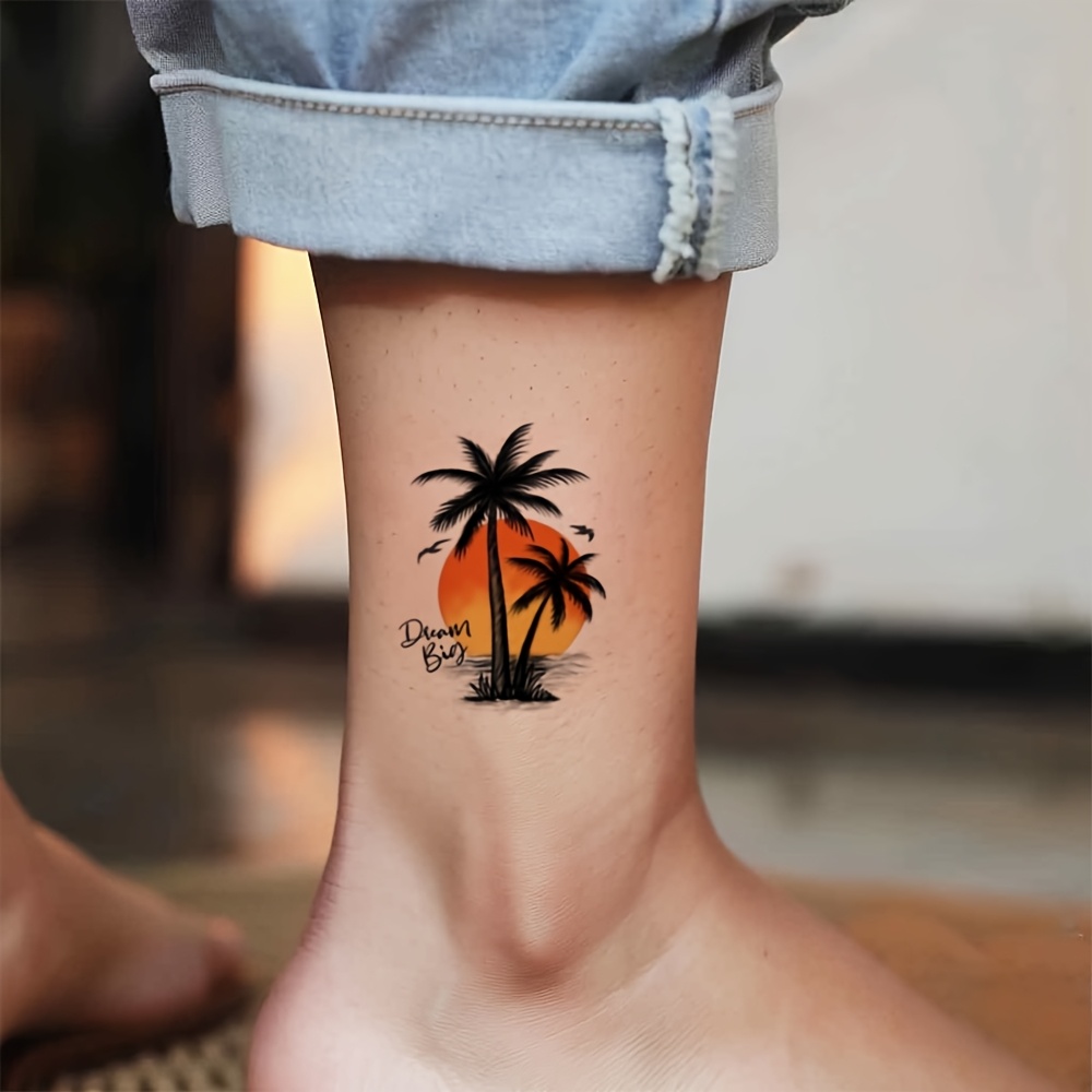 Realistic Sunset Tattoo