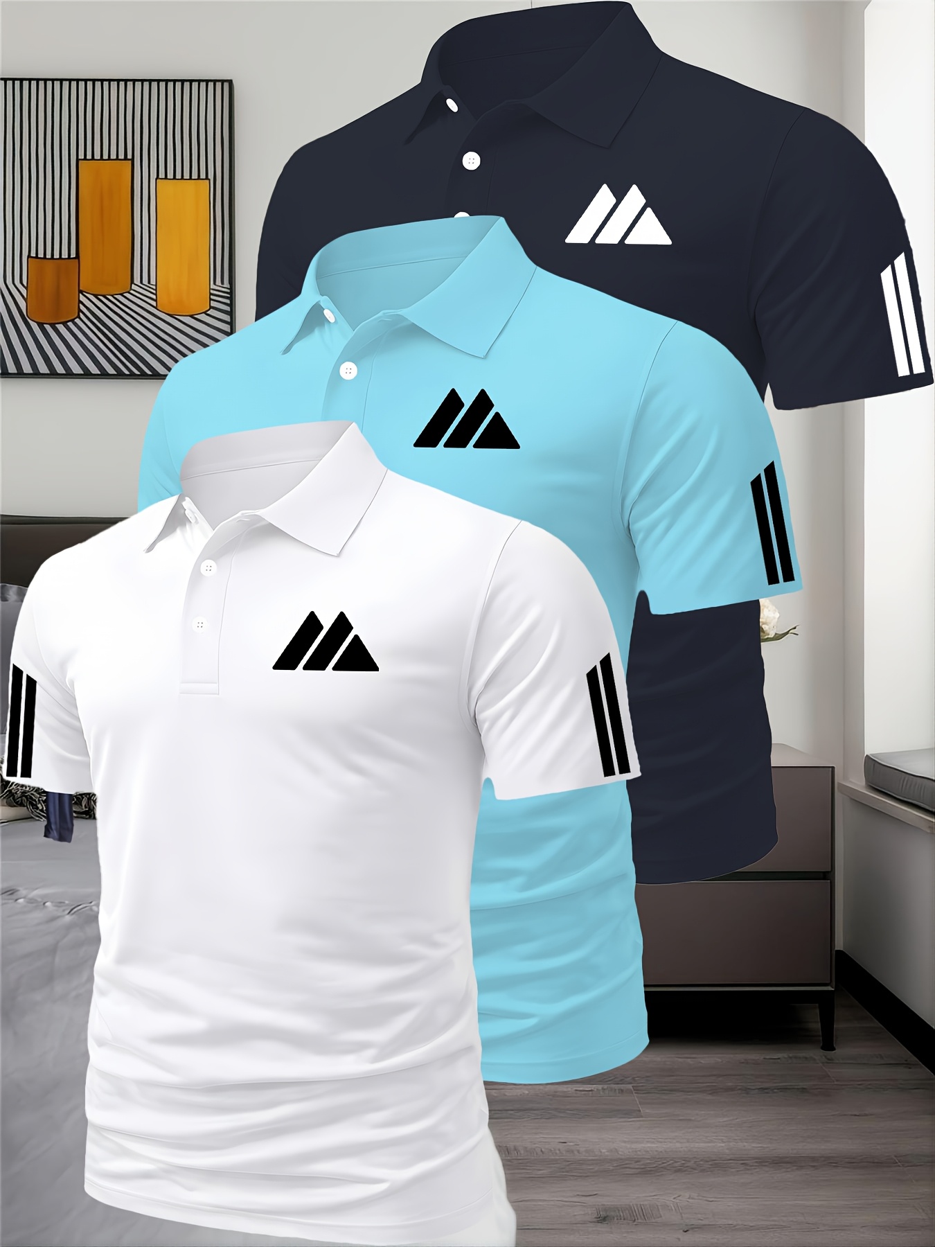men golf shirts sold on Temu United States