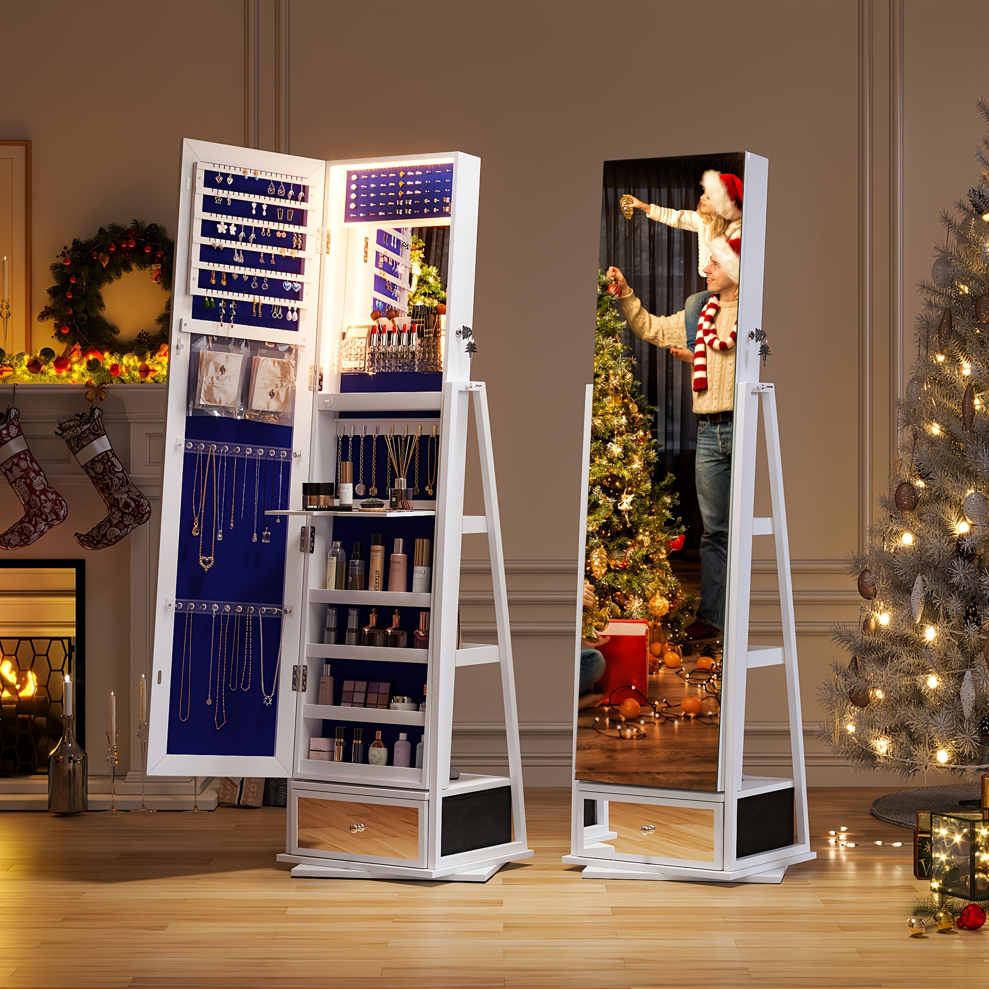 Free Standing Mirror Jewellery Cabinet Nz | Cabinets Matttroy
