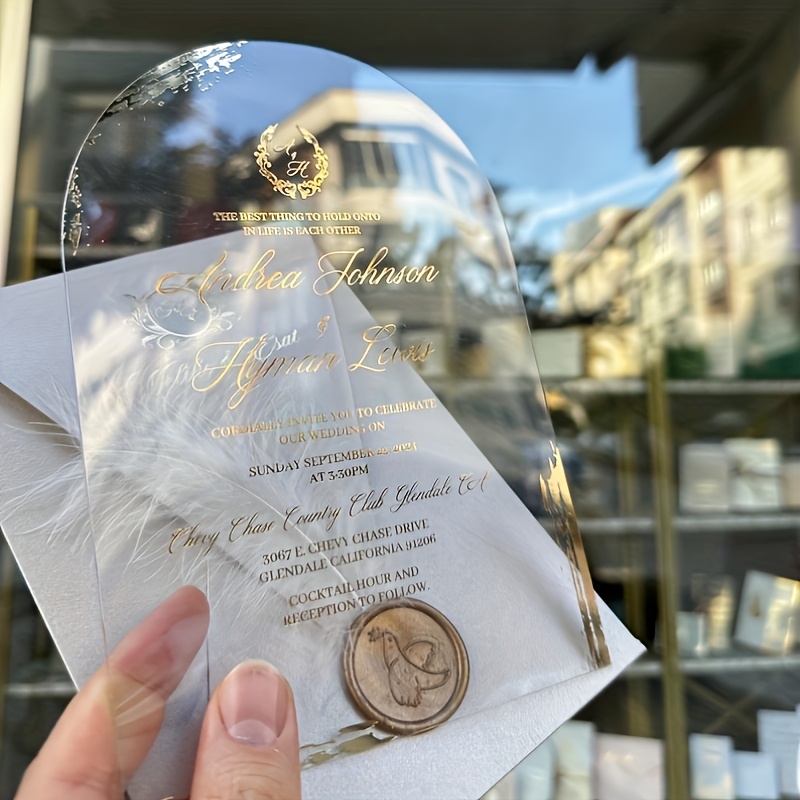 wedding invitations sold on Temu Canada