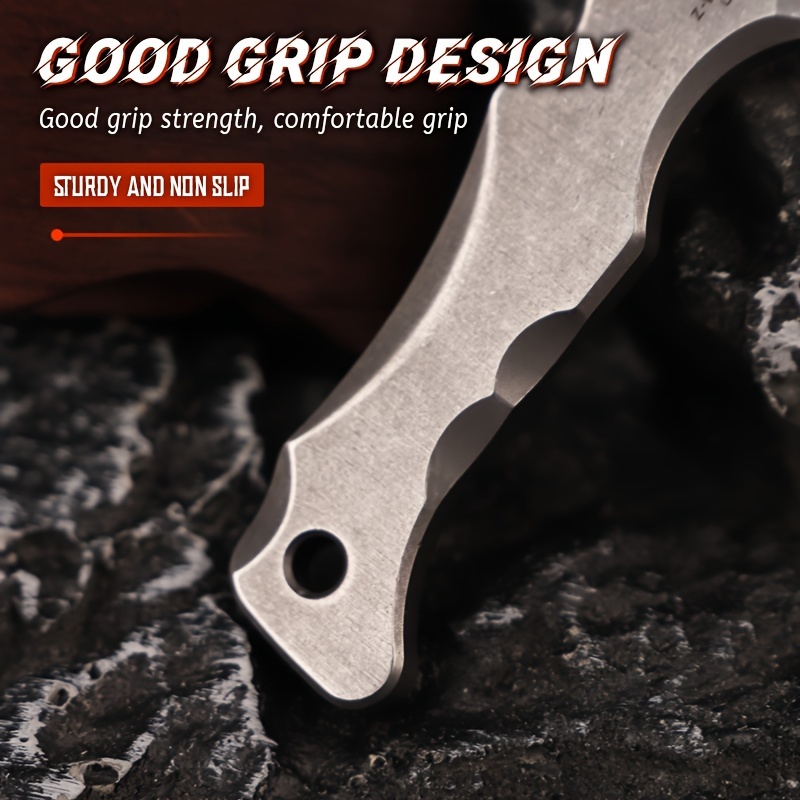 High Hardness Sharp Mini Axe Knife Integrated Fixed Blade - Temu