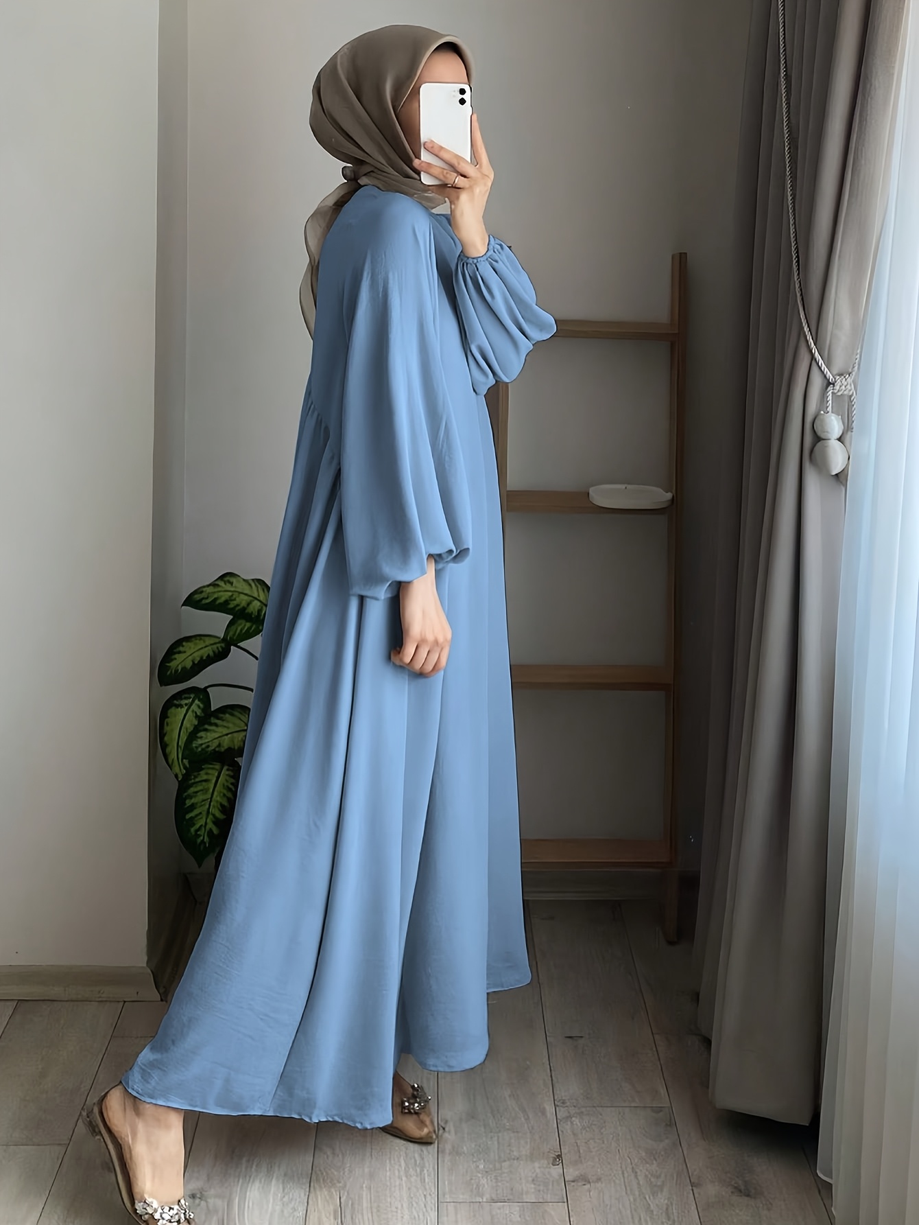 black abaya sold on Temu United States