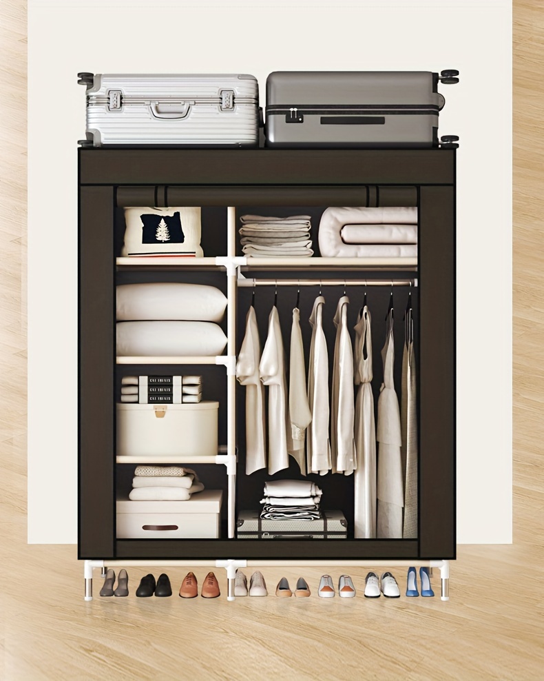Sturdy & Durable Modern Cloth Wardrobe With Reinforced Steel Frame ...