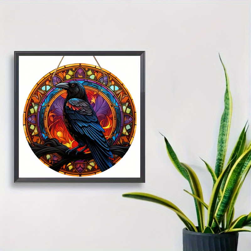 Bird 5d Diy Diamond Art Painting Full Round Cross Stitch Kit - Temu ...