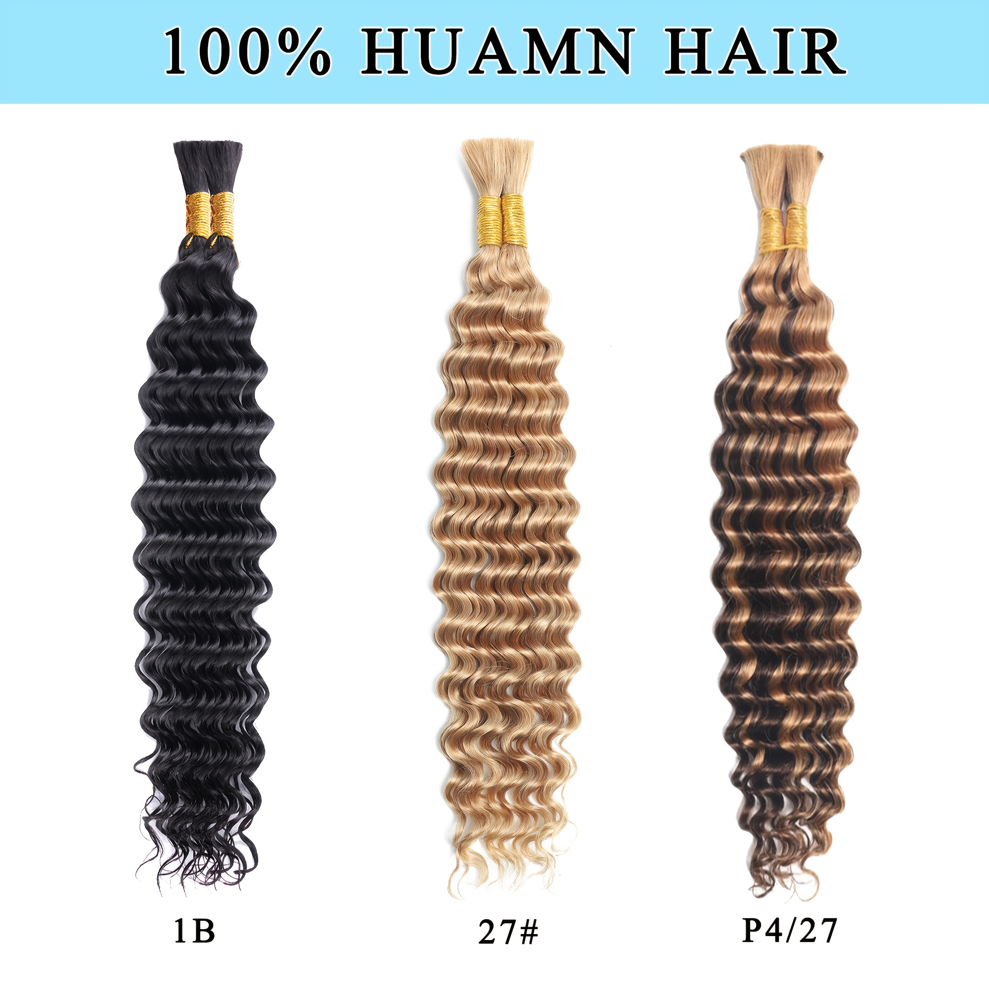 human hair boho braids sold on Temu United States