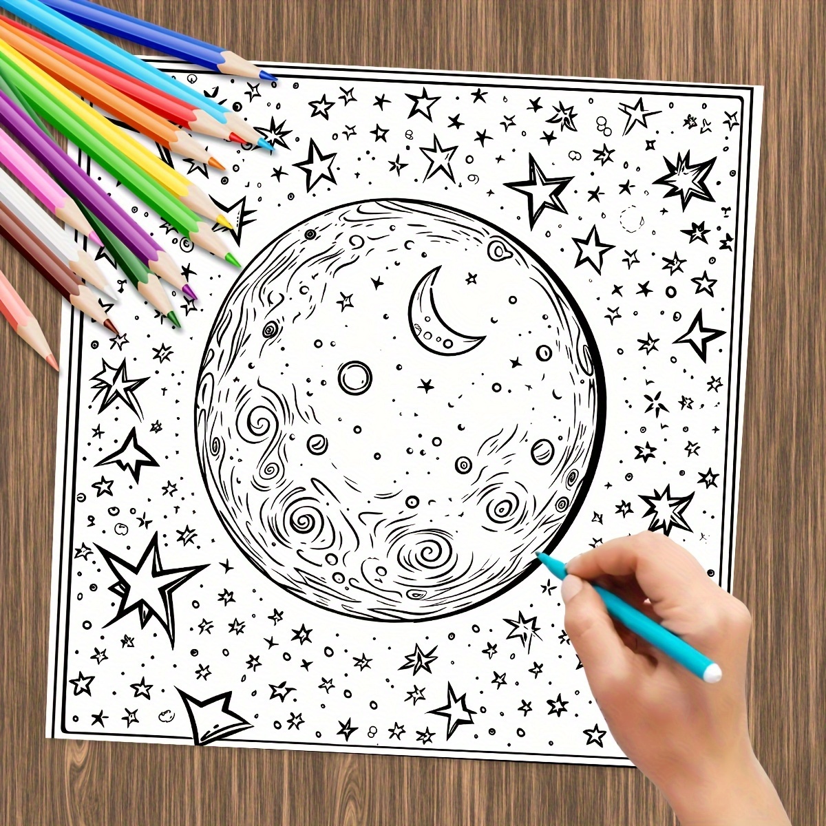 Deluxe Adult Coloring Book 20 Pages - Temu