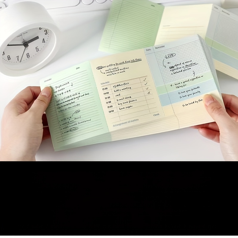 Triple section Notebook 240 Total Pages Notes Shorthand - Temu