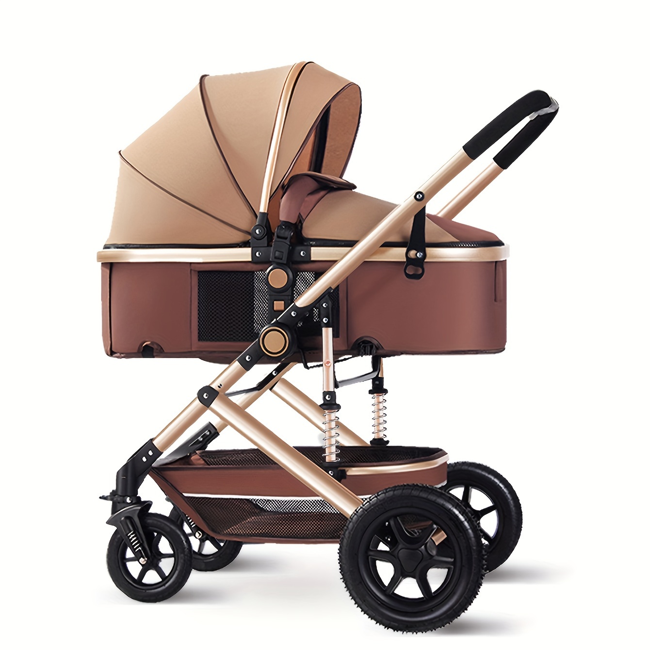 Lightweight And Reclusible Baby Stroller With Foldable Two-way High ...