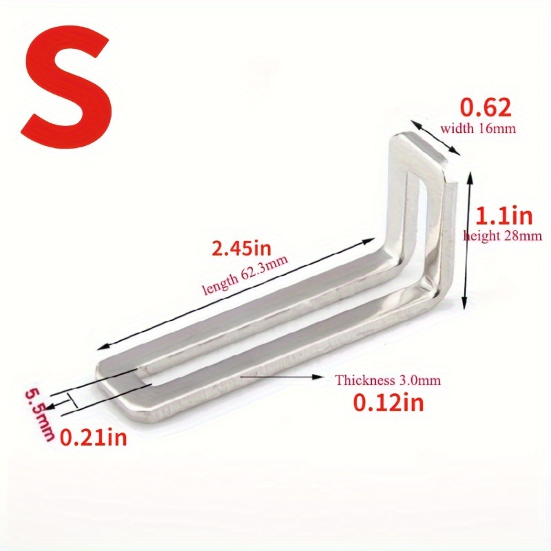Nickel plated Corner Bracket Adjustable 90 Degree L shaped - Temu Canada