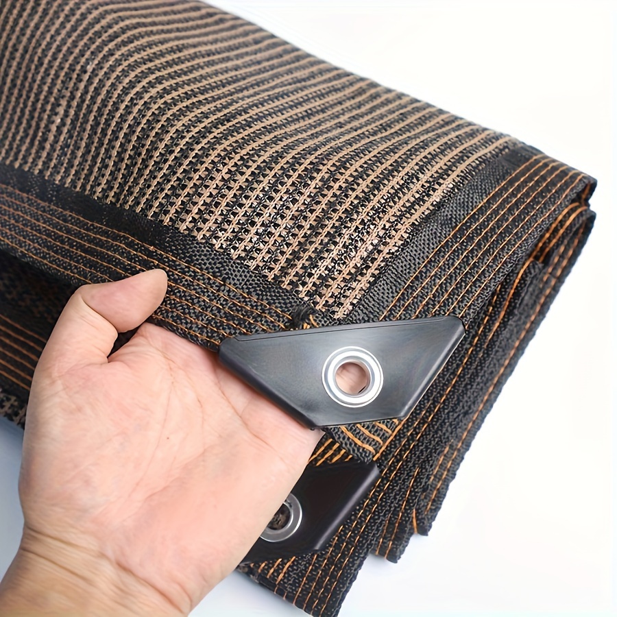 Beach Sun Shade Canopy 1 Piece Brown Rectangular Umbrella With 90 Shade ...