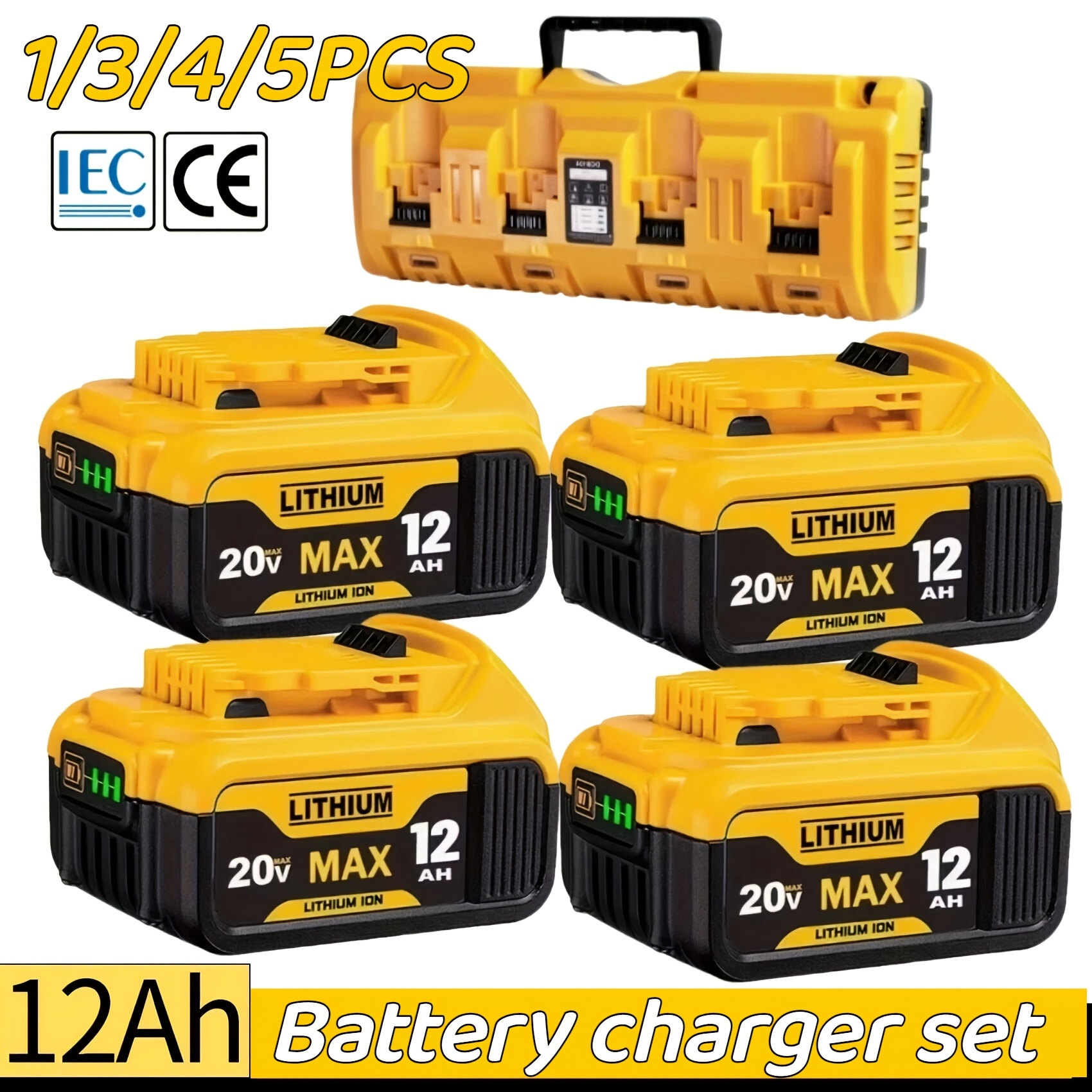 power tools battery sold on Temu United States