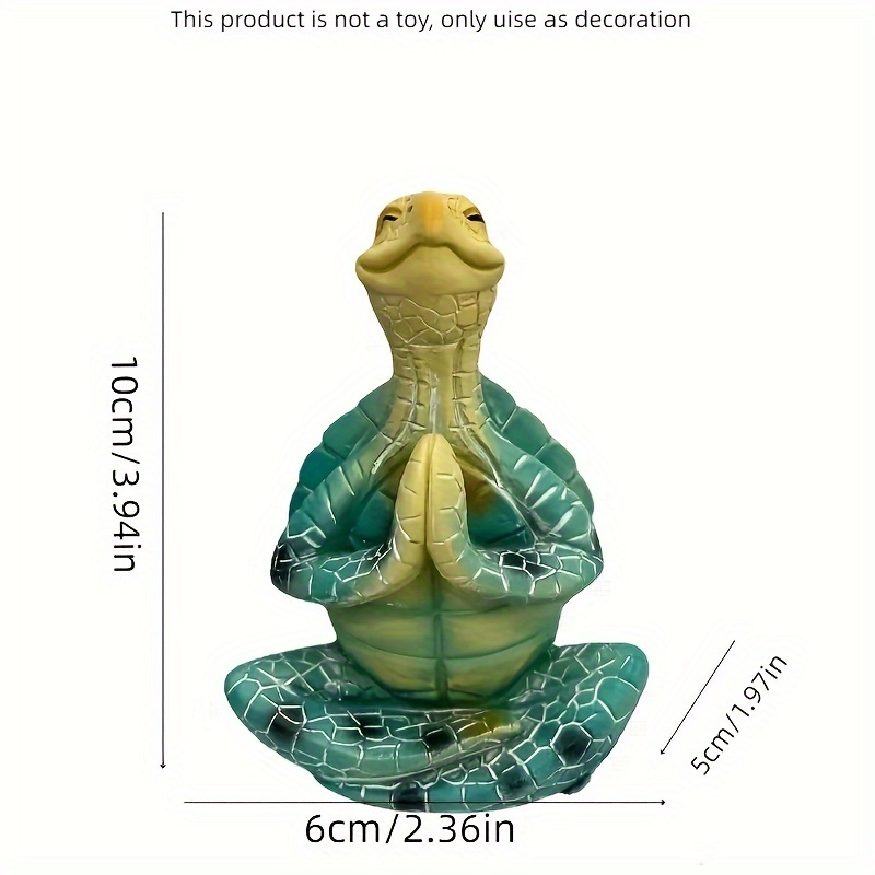 Yoga Meditation Turtle Turtle Animal Statue Decoration Home - Temu
