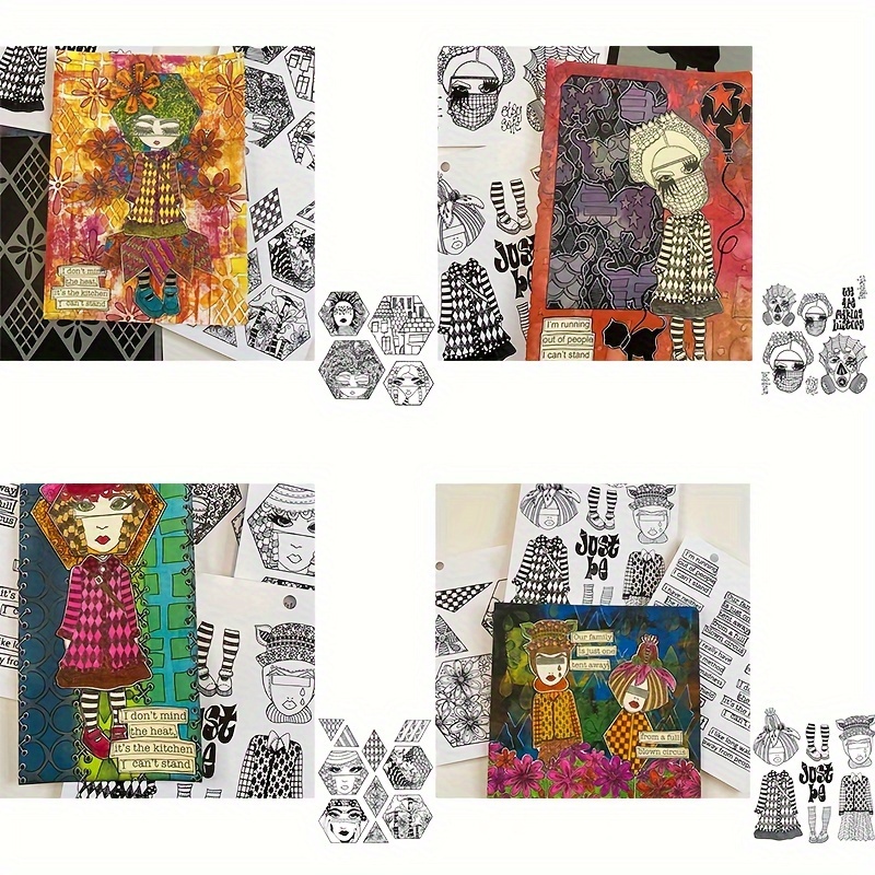 Transparent Stamp Diy Hand Account Scrapbook Scrapbook - Temu