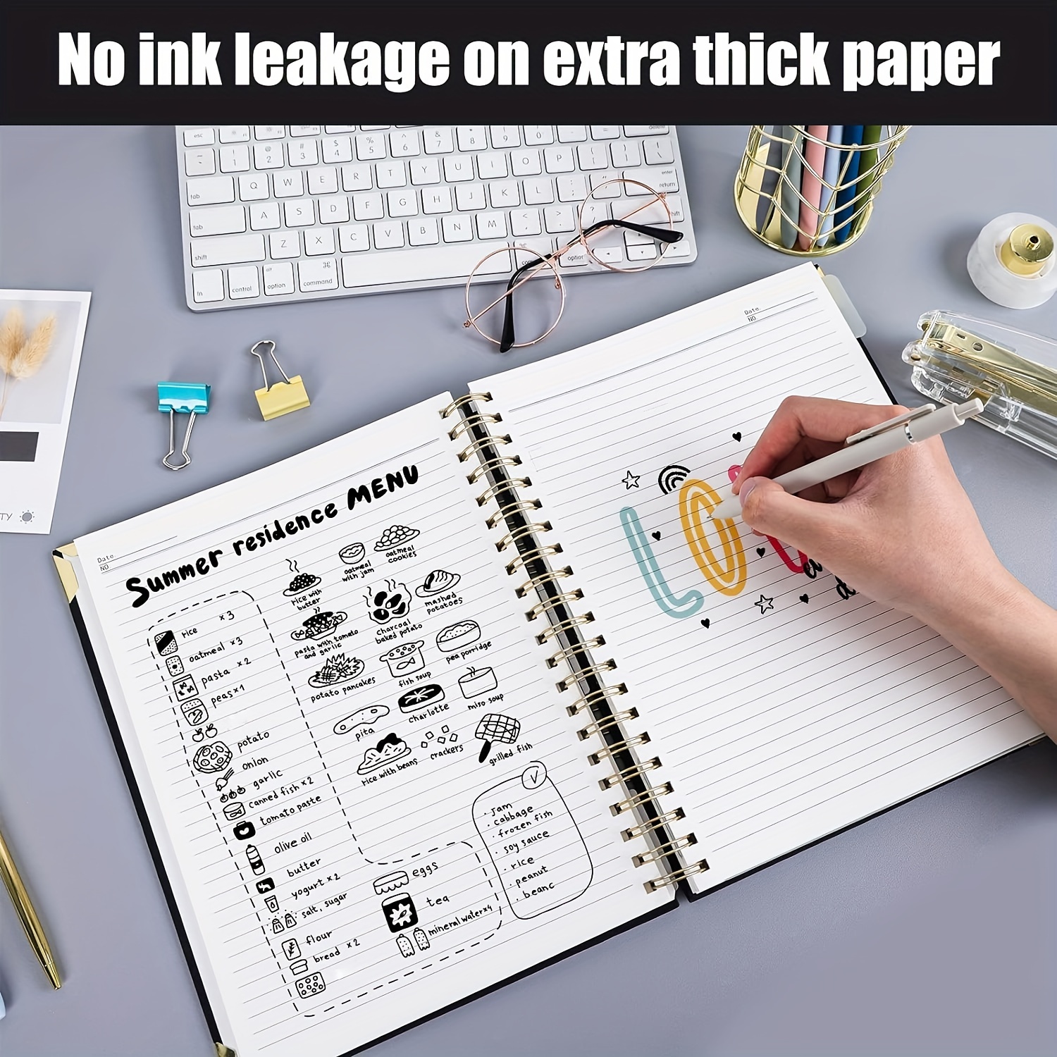 Spiral Notebook 8.5 X 11 Hardcover Spiral Journals Women 300 - Temu