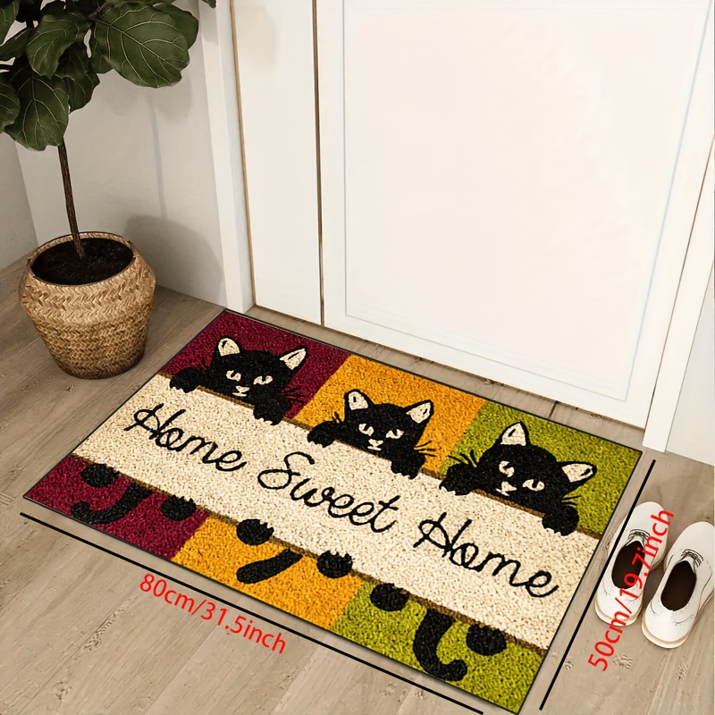 Durable Welcome Doormat Low Pile Indoor Outdoor Entrance Mat - Temu ...