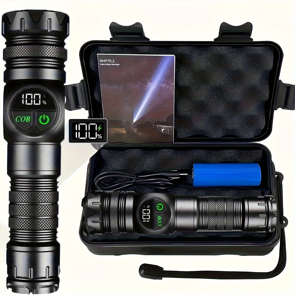 flashlights sold on Temu United States