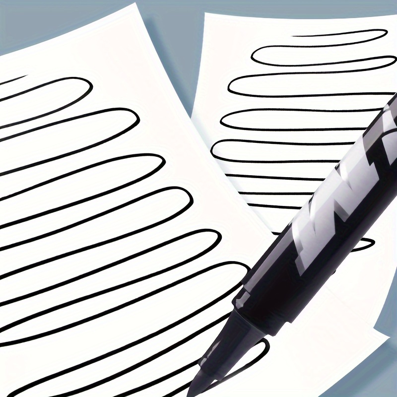 white fine tipped marker pen waterproof quick - Temu