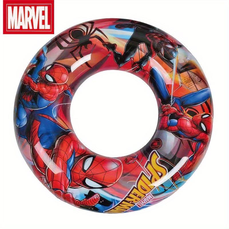 -themed Durable Inflatable Swim Ring - Thick, Cartoon Design For Ages ...