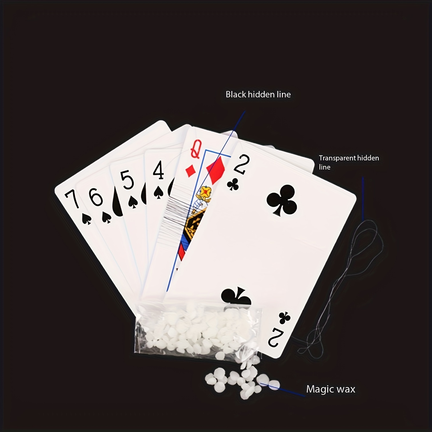 Floating Poker Magic Set Flying Card Tricks Parties - Temu