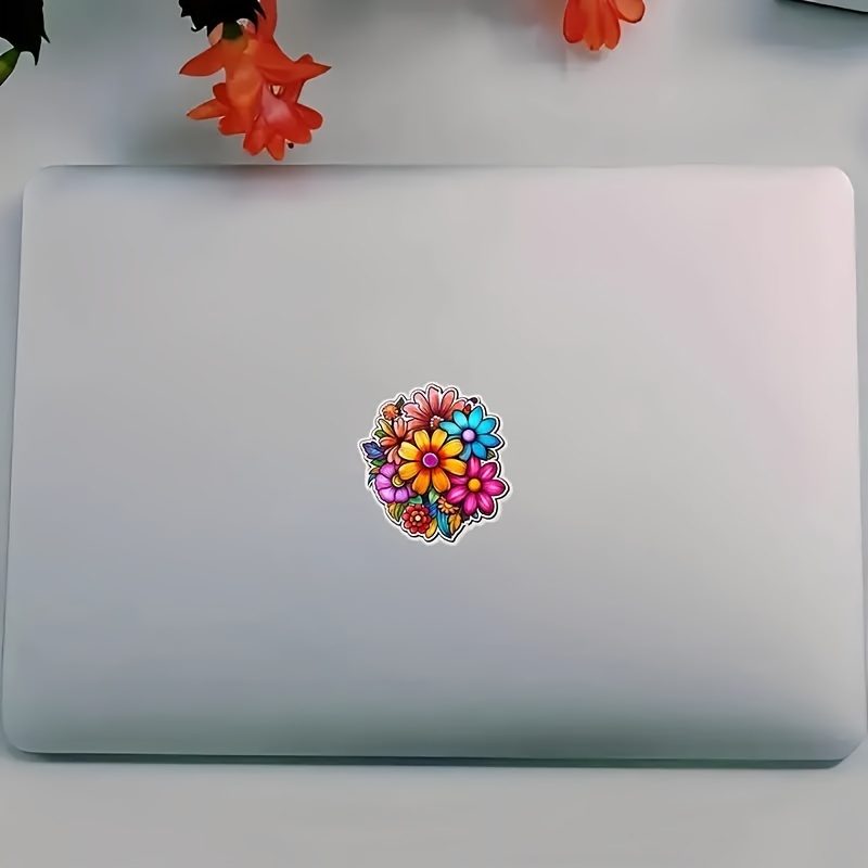 unique stylish hippie flower sticker car motorcycle laptop - Temu Australia