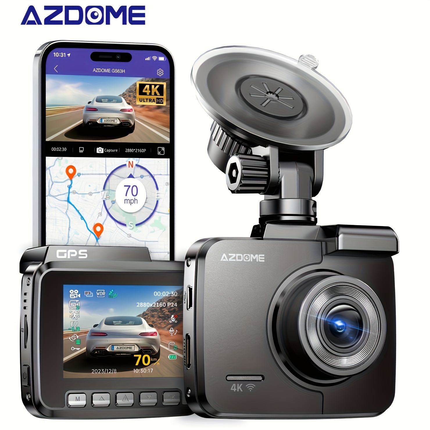 dash cameras sold on Temu United States