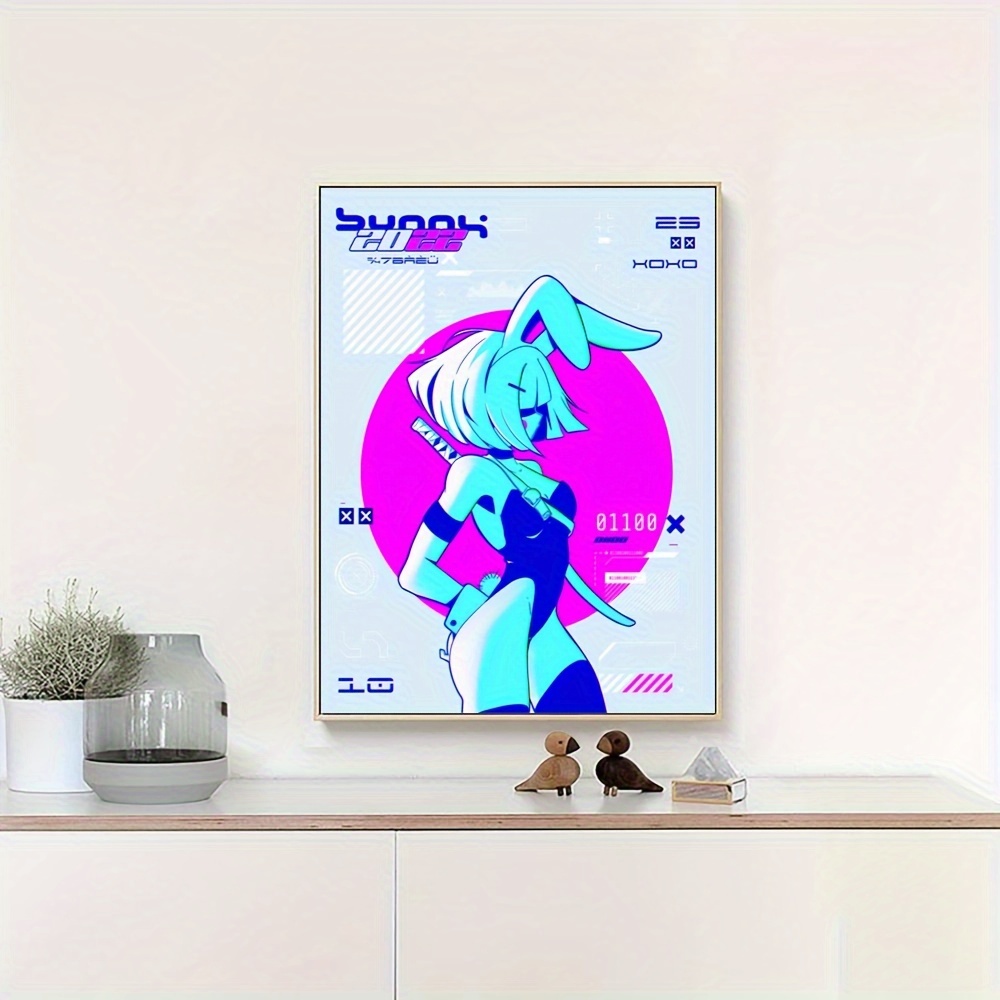 1pc japanese anime canvas poster anime character print canvas artwork ...