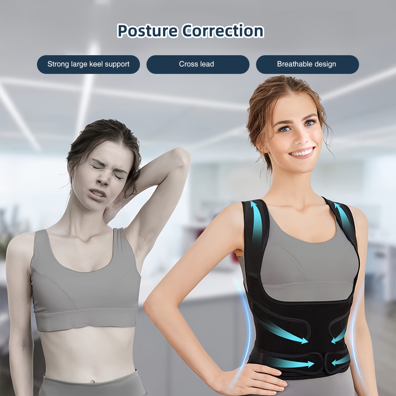 Posture Corrector Back Brace For Men And Women, New Version Waist ...