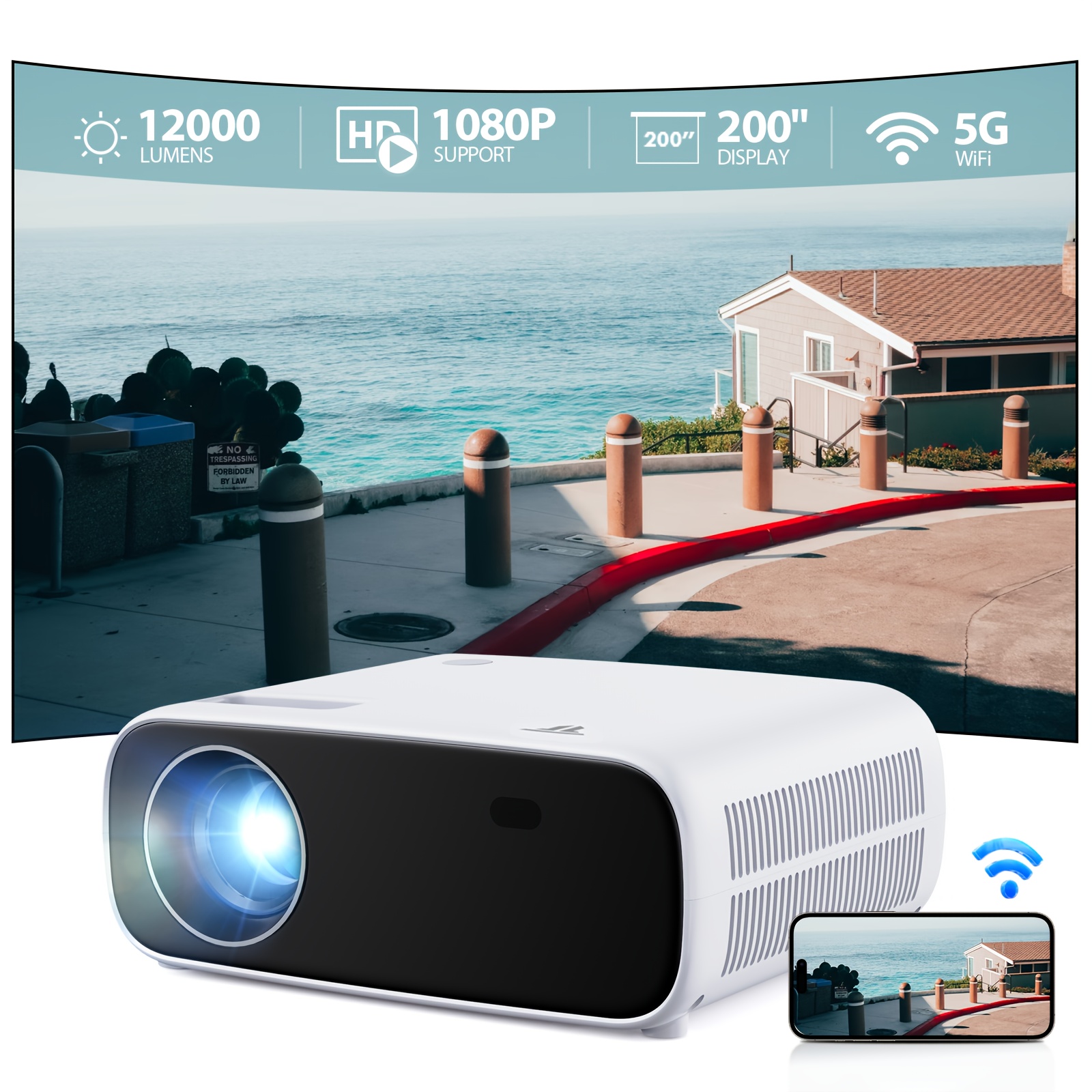 projector sold on Temu United States