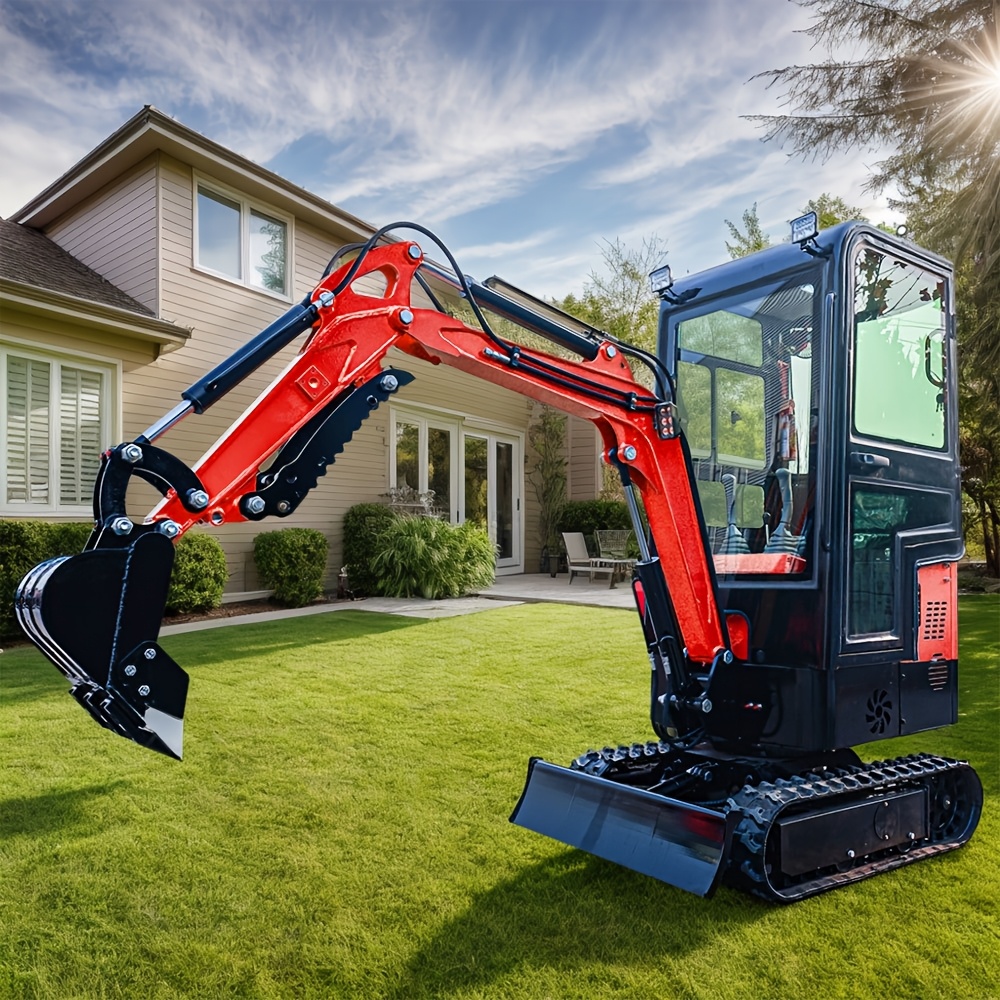 mini excavator sold on Temu United States