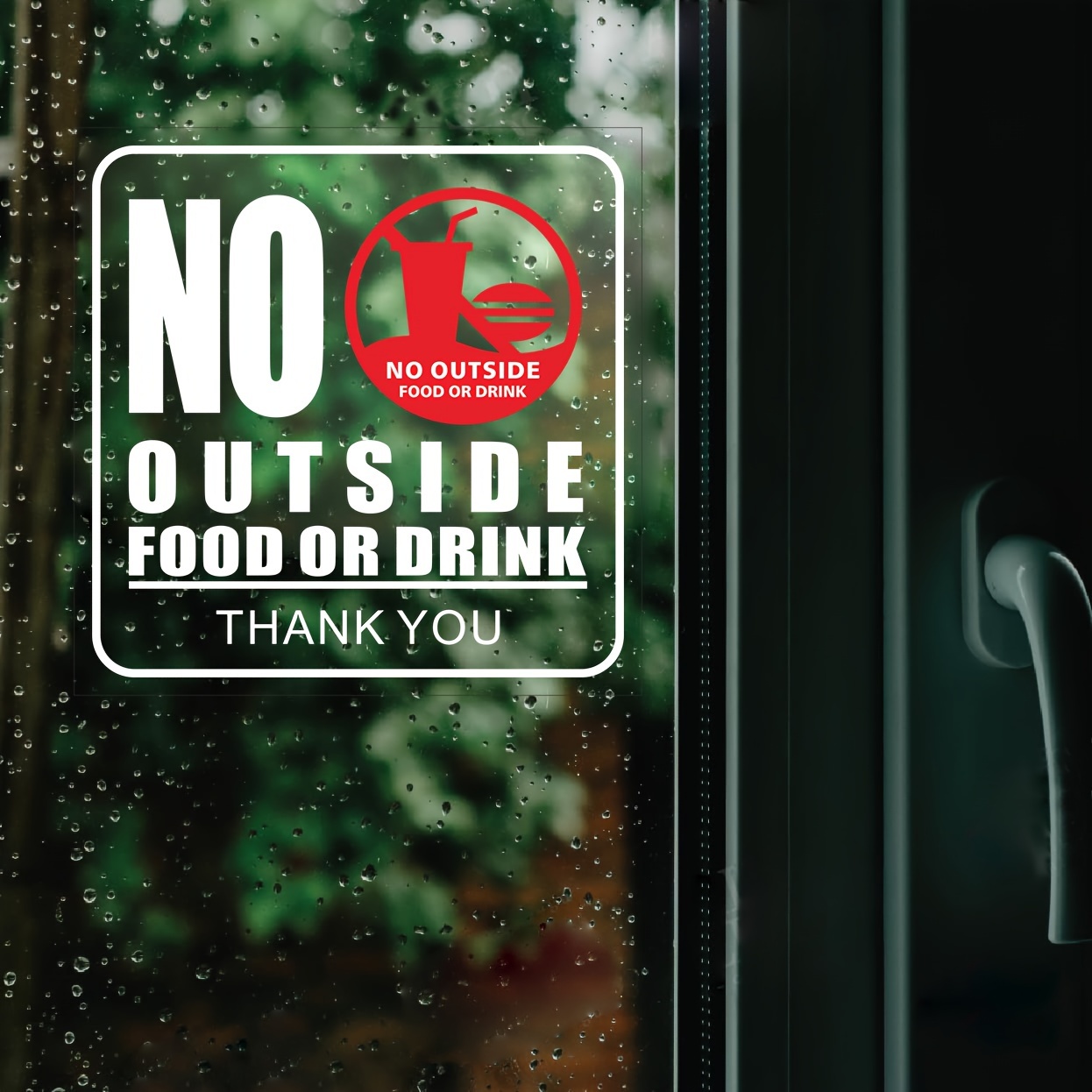 Transparent Warning Signs Waterproof Uv Resistant Pvc - Temu