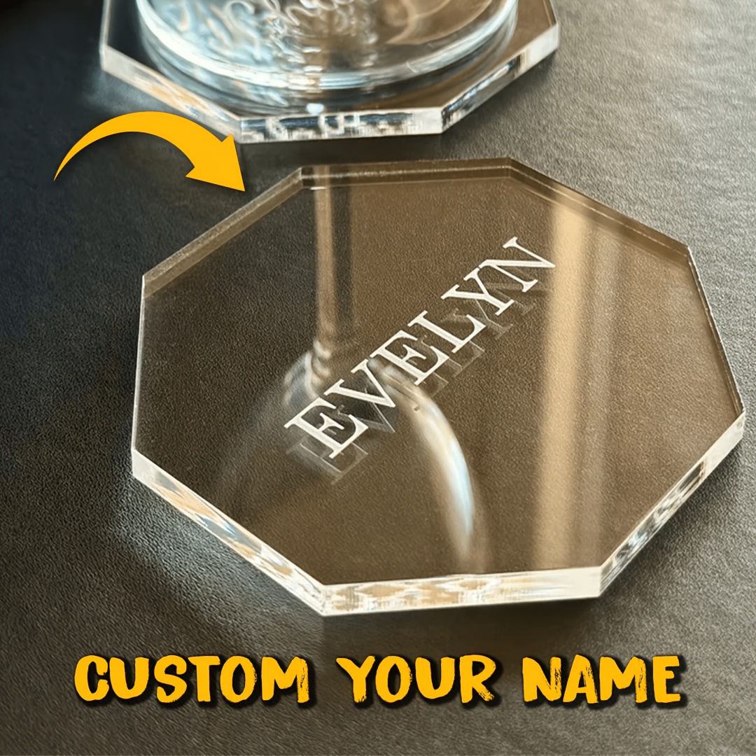 personalized coasters sold on Temu United States