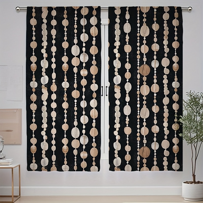 Black Beaded Curtains