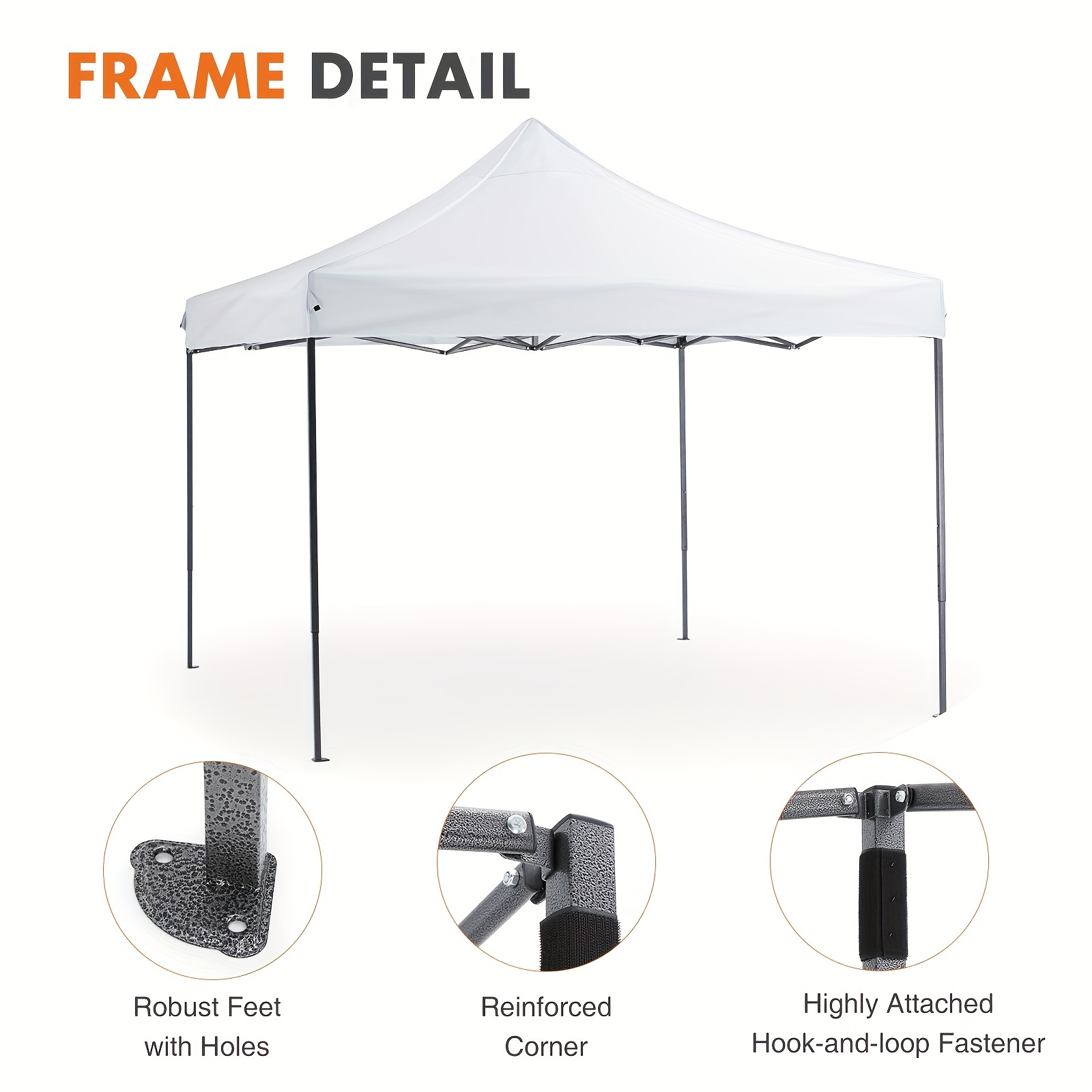 Up Canopy 10x10 Outdoor Canopy With Patented Tent Design Wheeled Carry ...