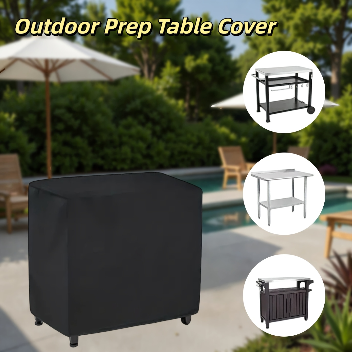 bar table cover sold on Temu Australia