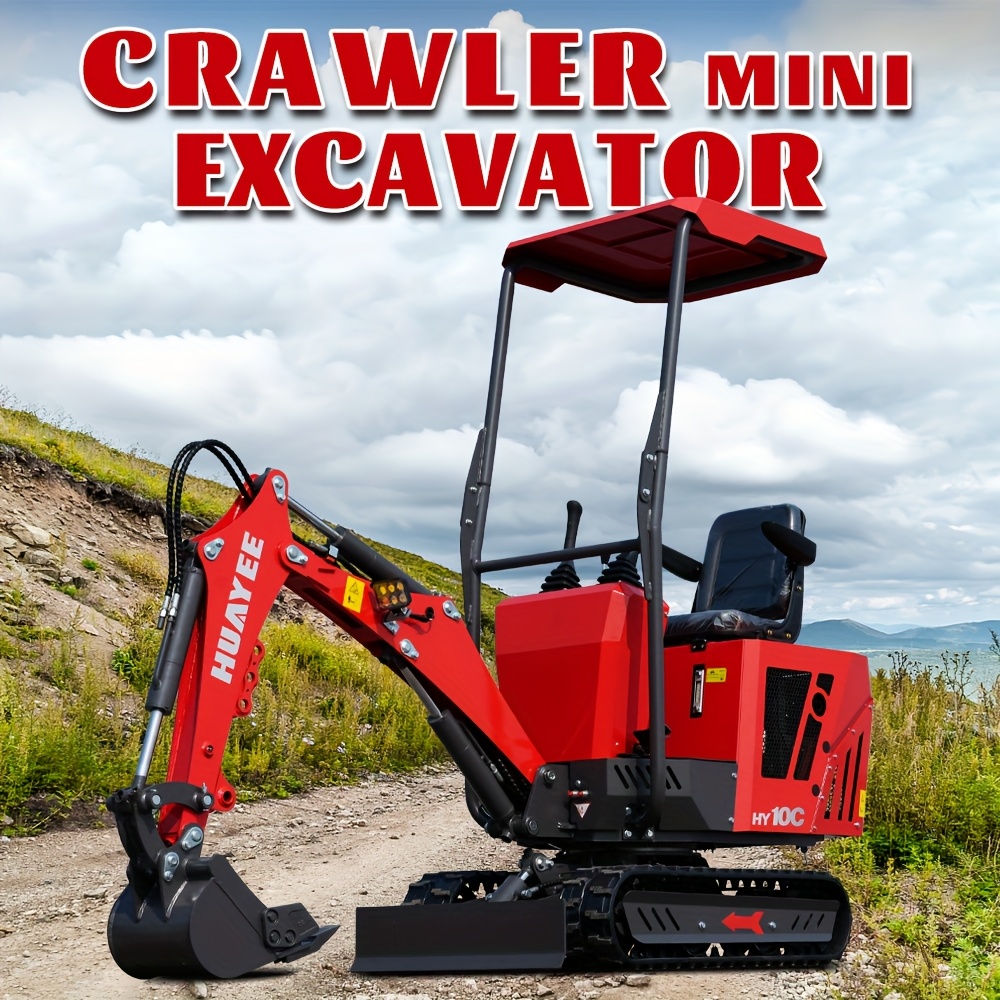 mini excavator sold on Temu United States
