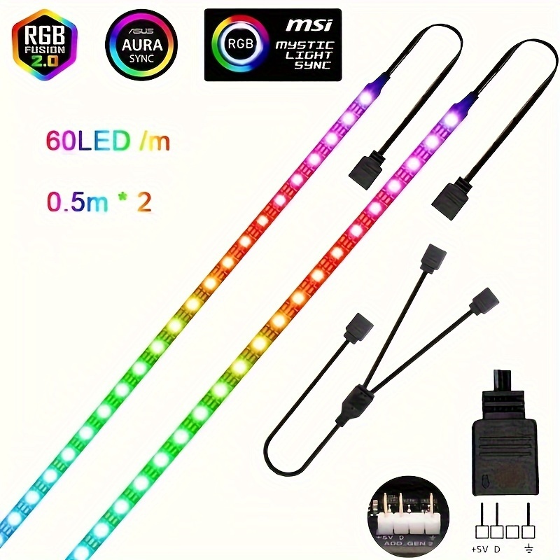 1/2/3 Stuks Digitale Adresbare Regenboog LED - Temu Belgium