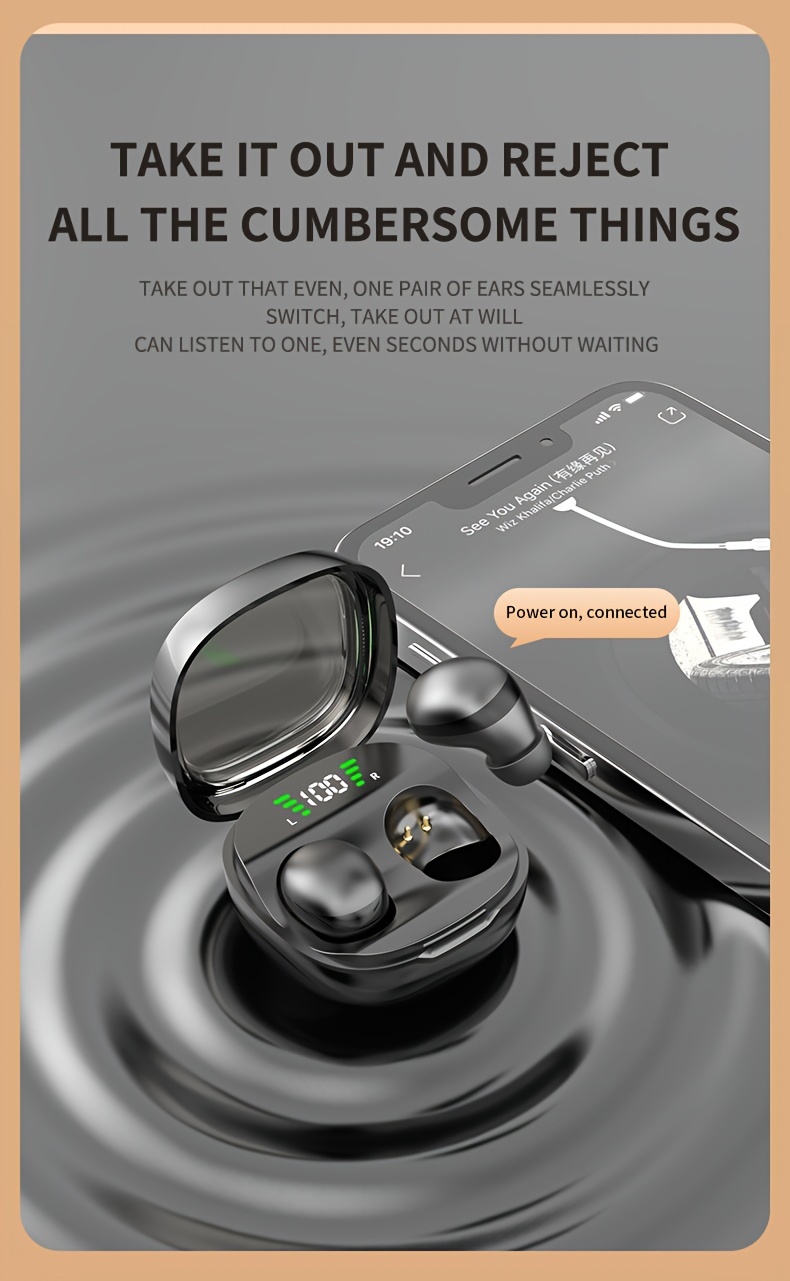 Ultra Small Mini Wireless Earphones Dual Ear Sleep In Ear. - Temu South ...