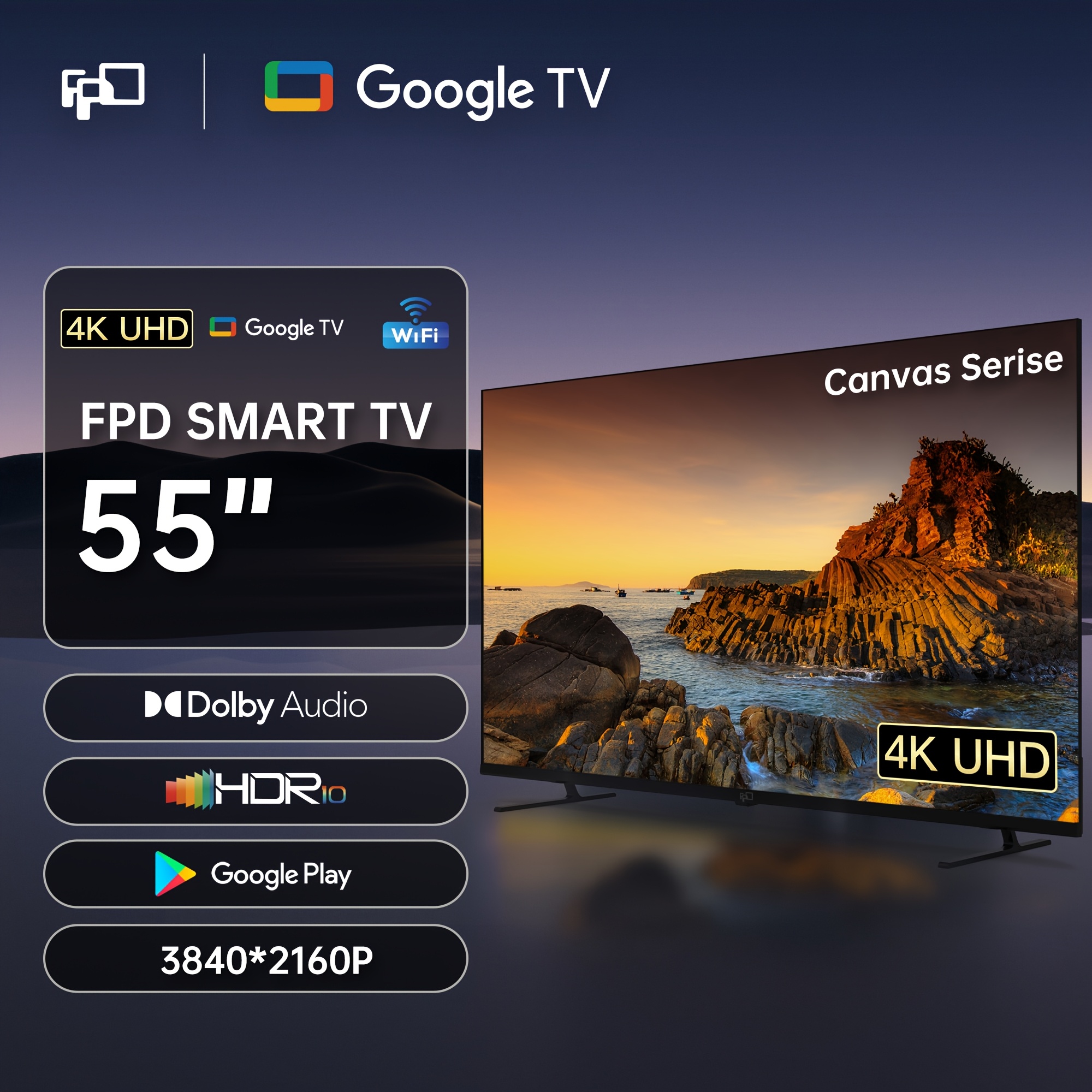 smart tvs sold on Temu United States